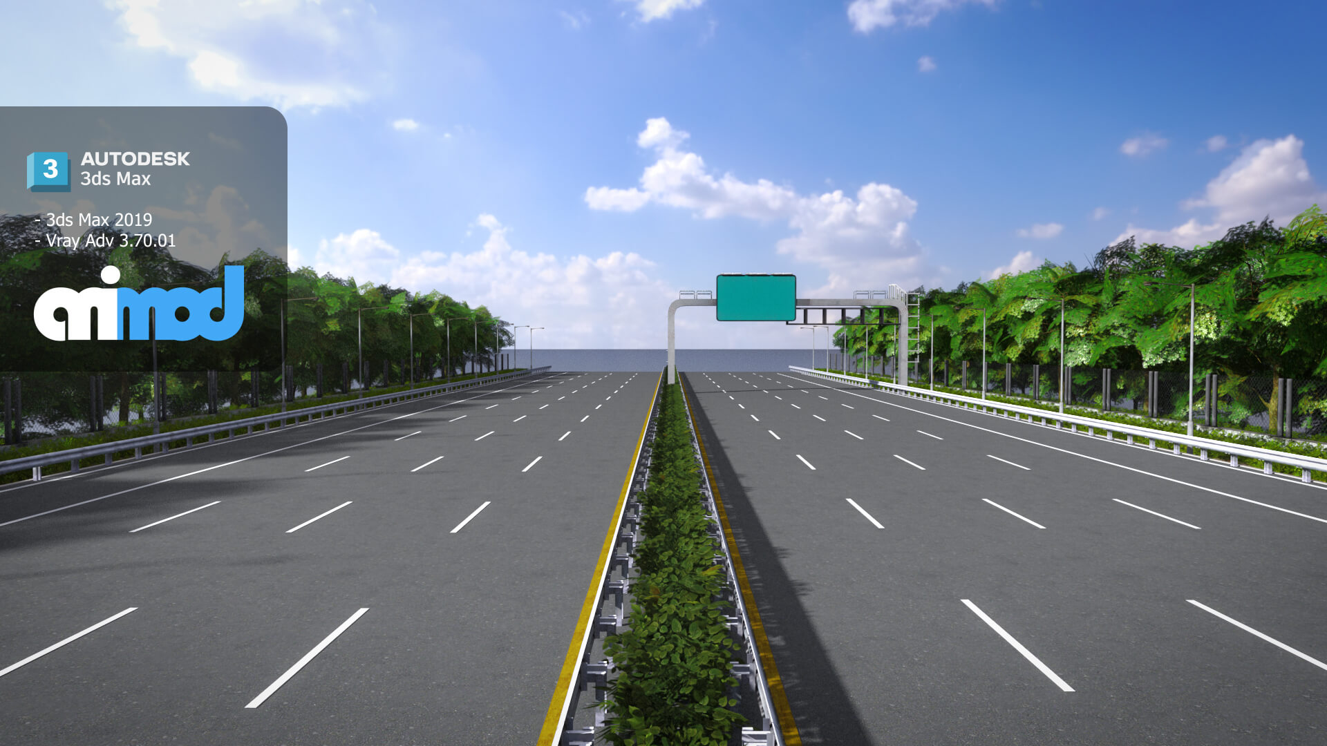 City Highway - 3D Model by animod