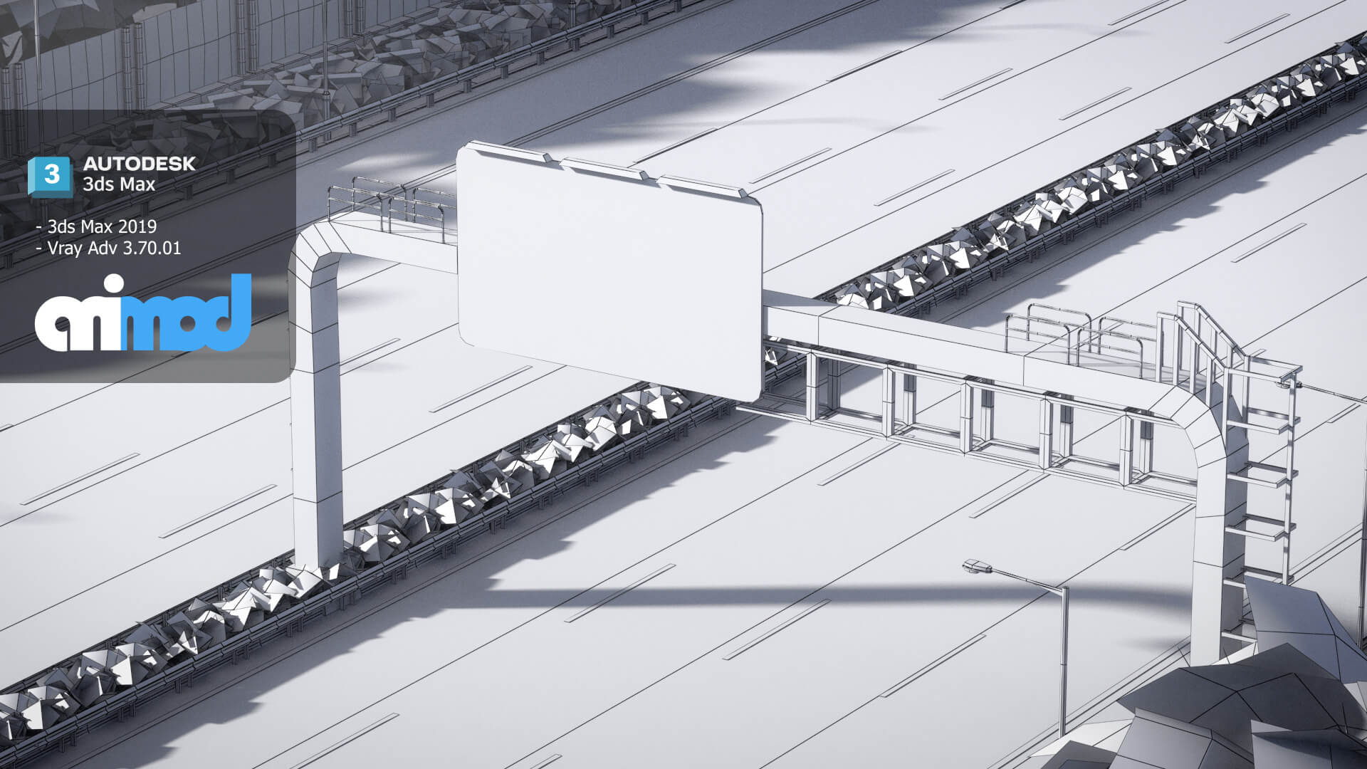 City Highway - 3D Model by animod