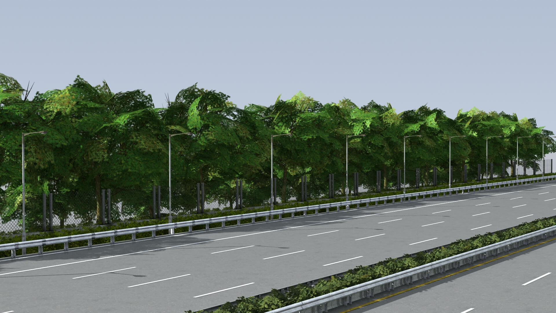 Eight Lane Highway - 3D Model by animod
