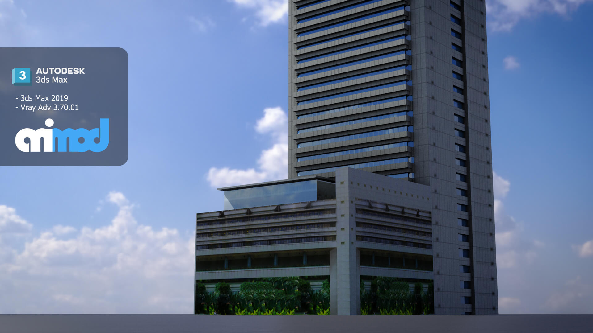 HK Building 0003 - 3D Model by animod