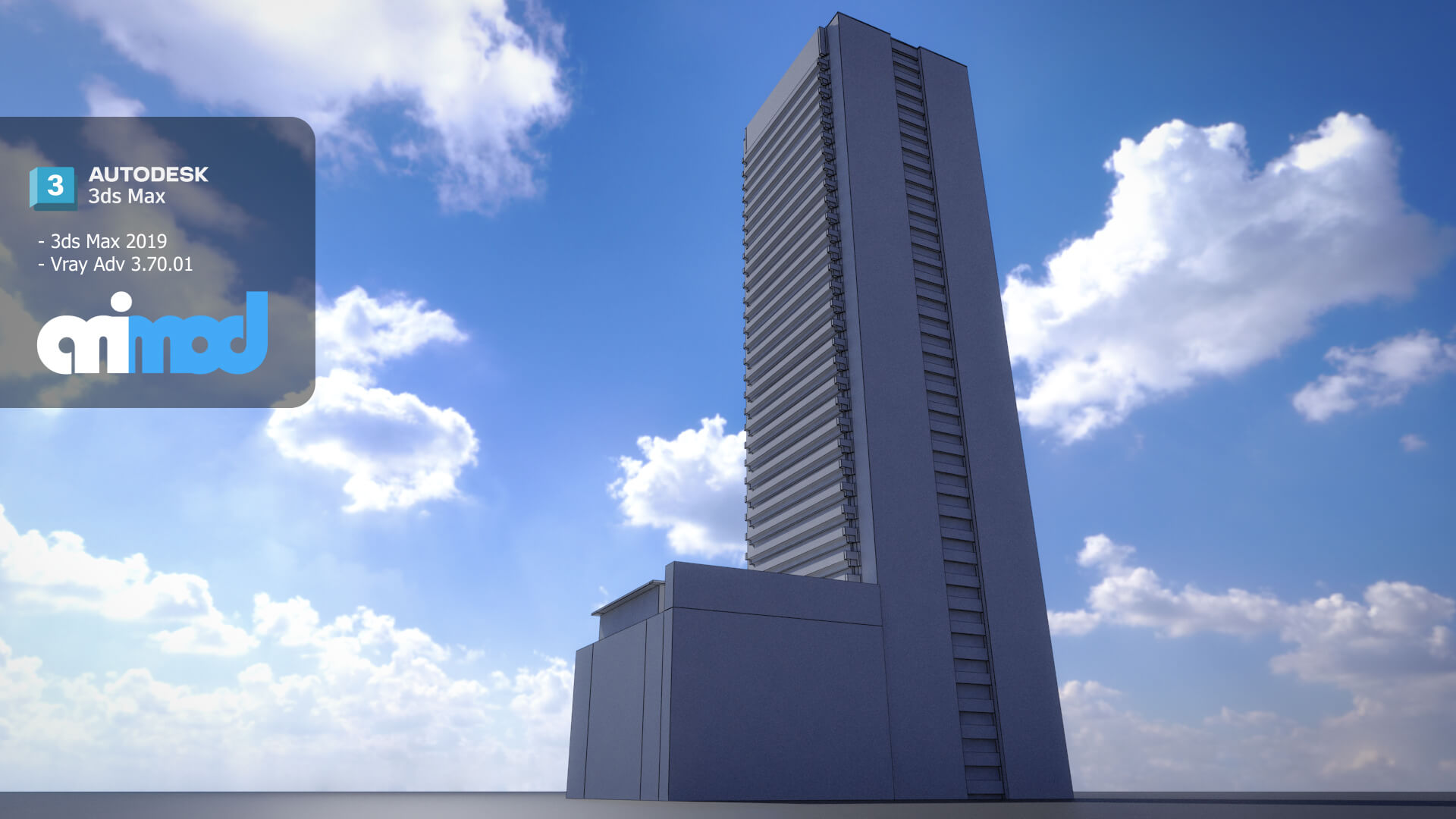 HK Building 0003 - 3D Model by animod