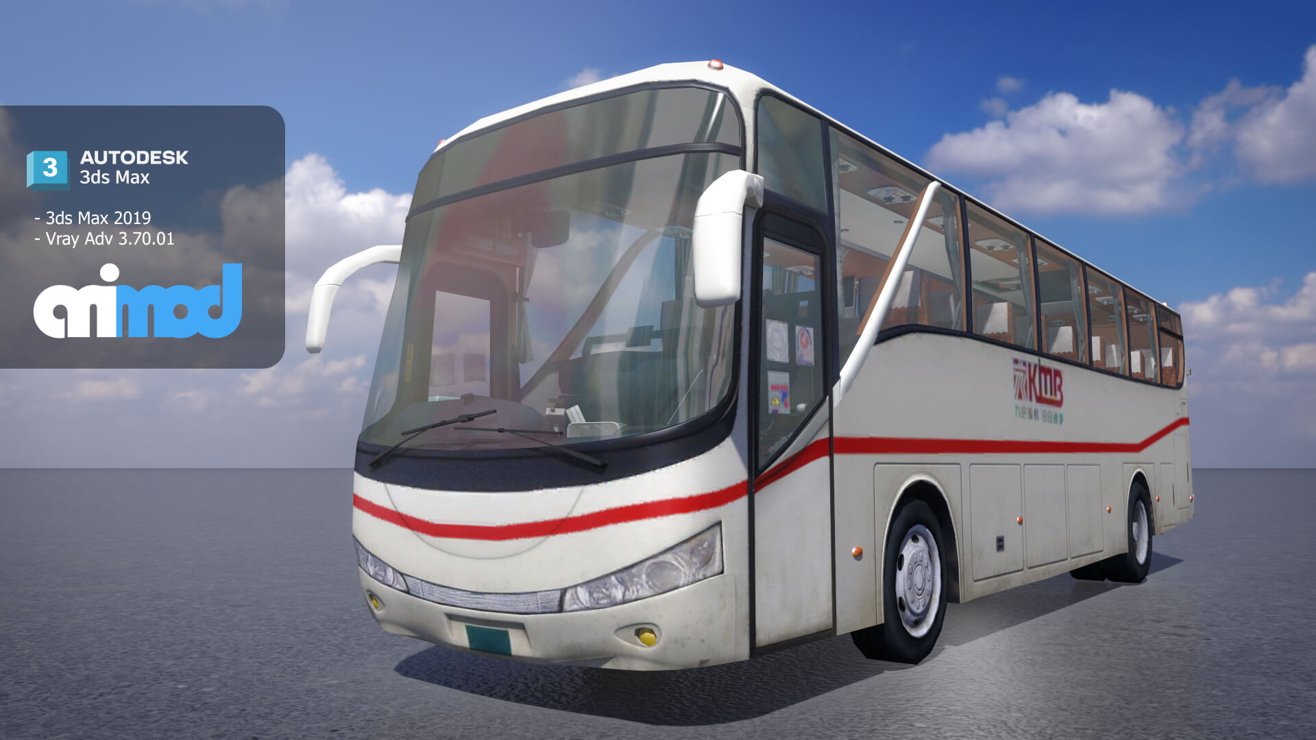 Hongkong Bus 001 - 3D Model by animod