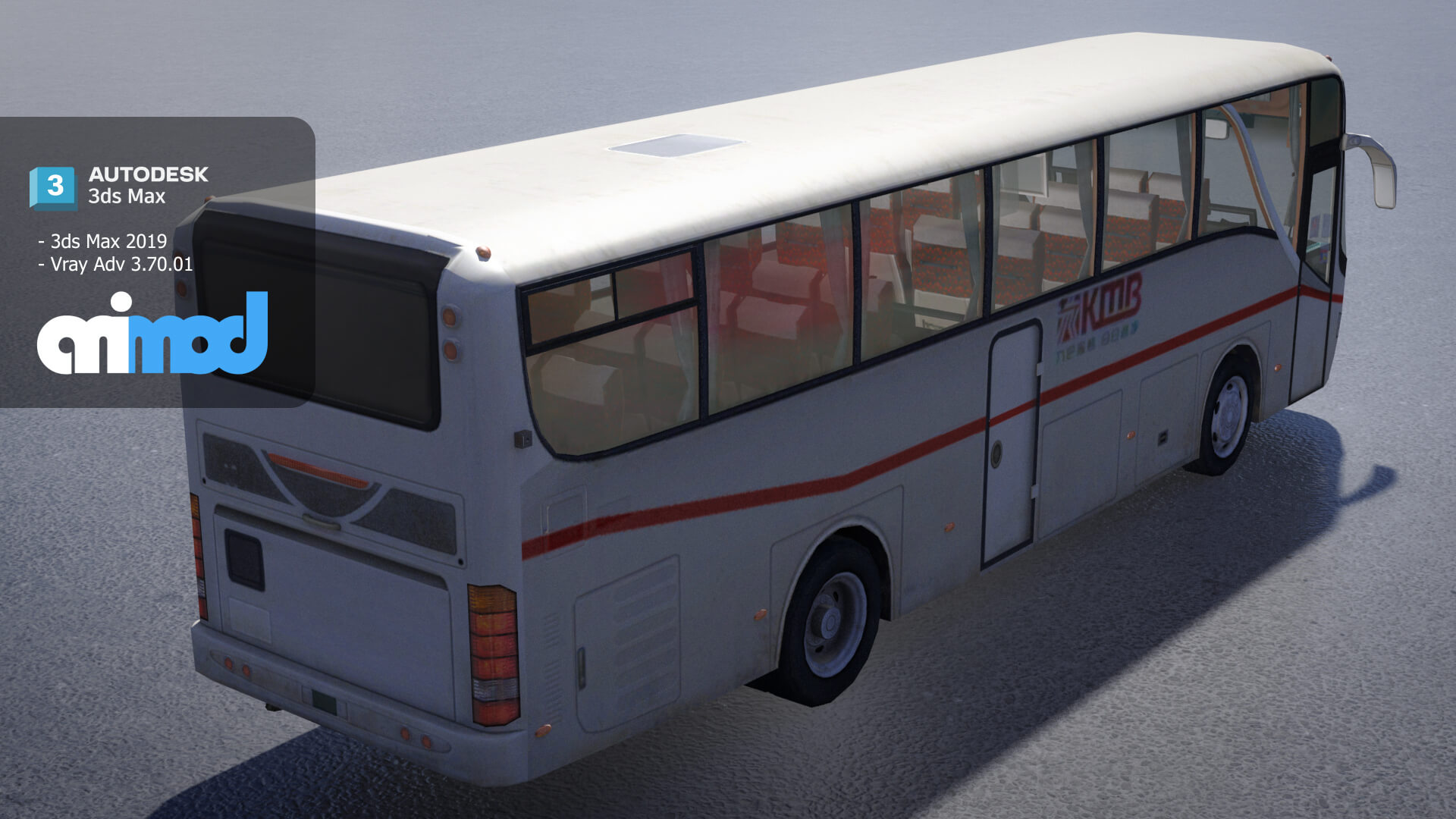 Hongkong Bus 001 - 3D Model by animod