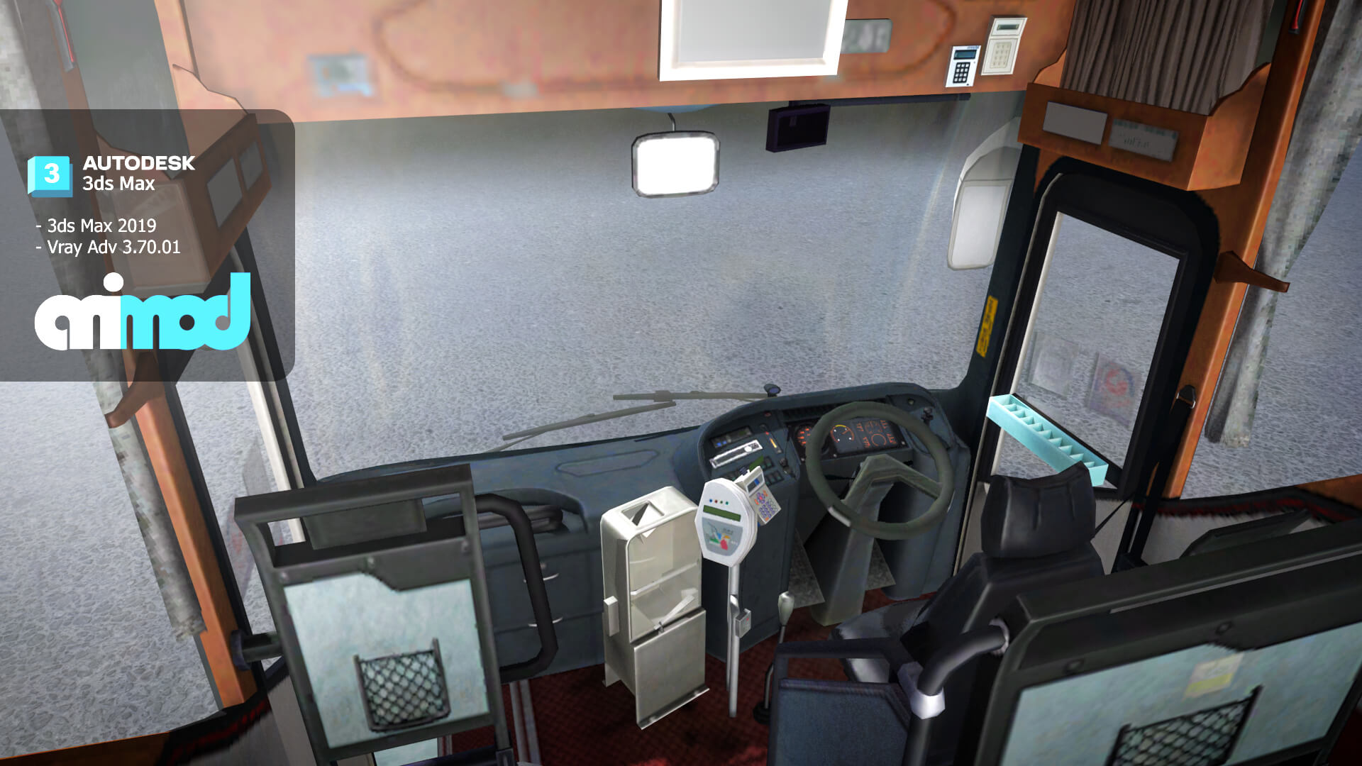 Hongkong Bus 001 - 3D Model by animod