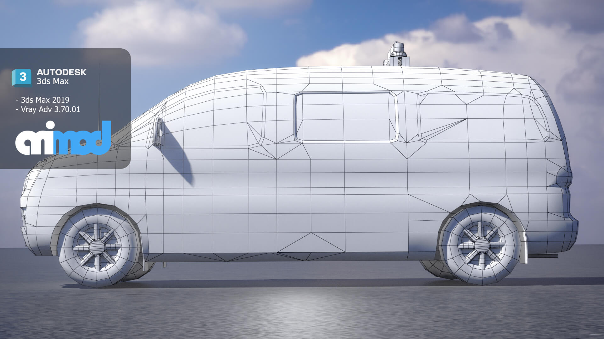 Hongkong Van 001 - 3D Model by animod