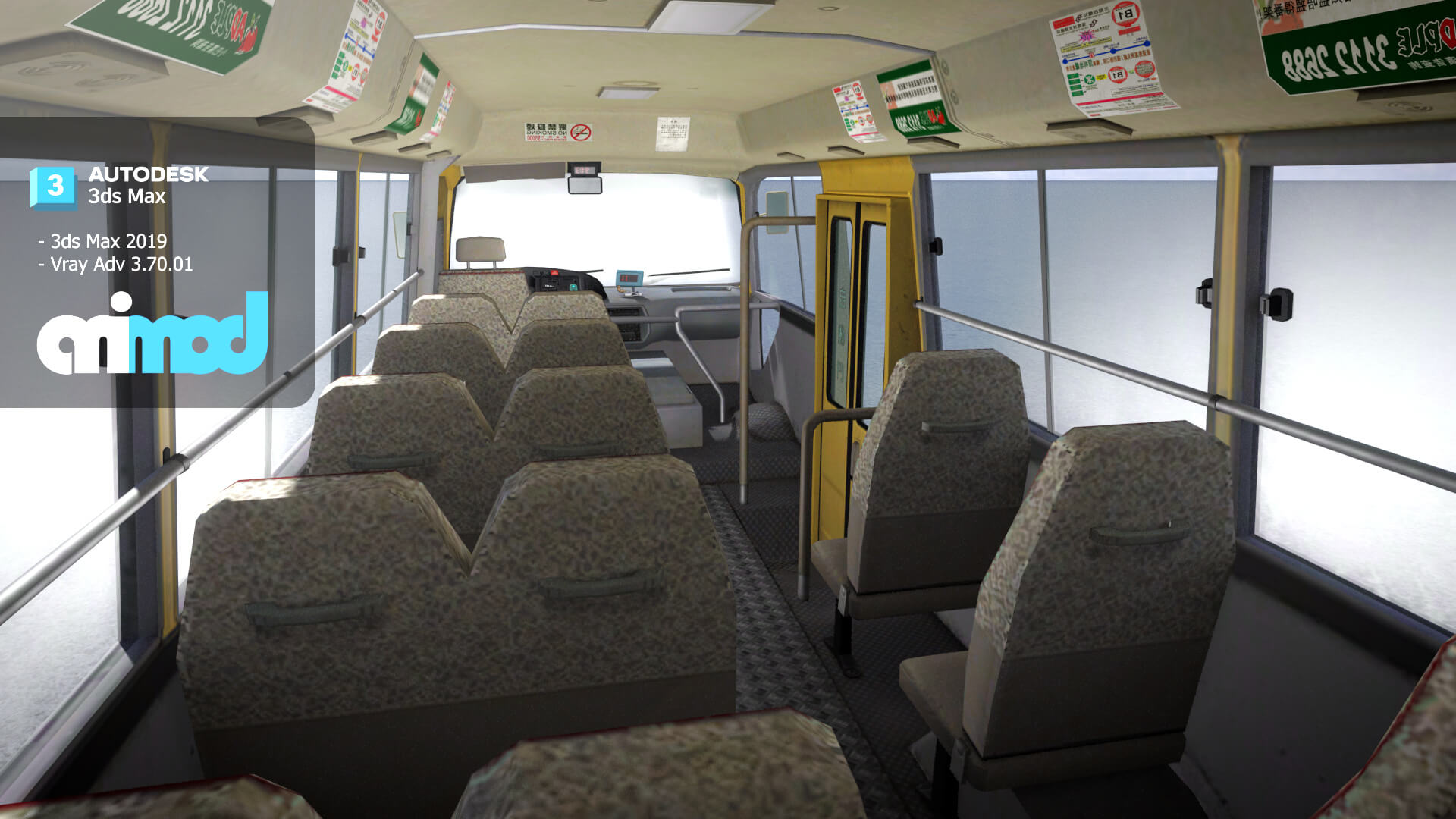Hk Van Left-Hand Drive 001 3D Model by animod