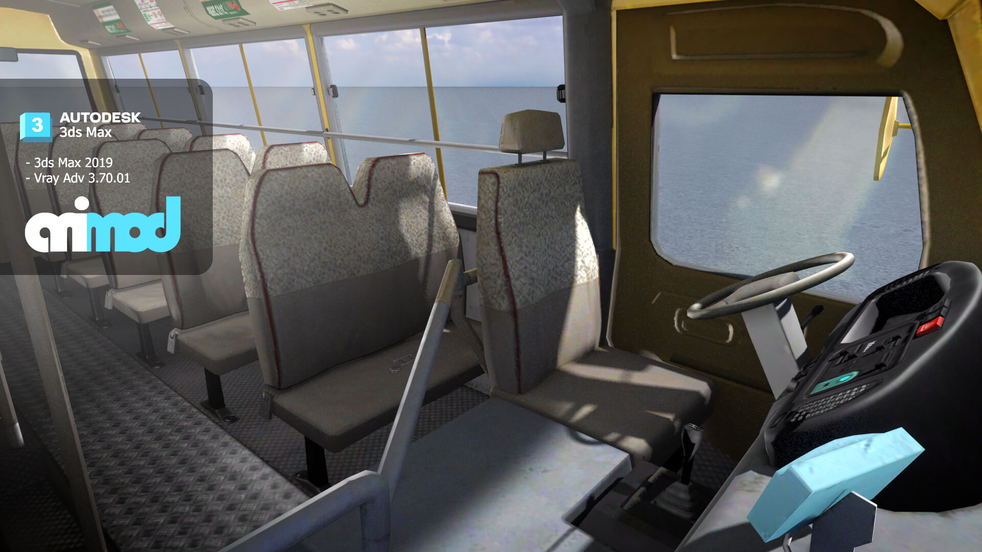 Hk Van Left-Hand Drive 002 3D Model by animod