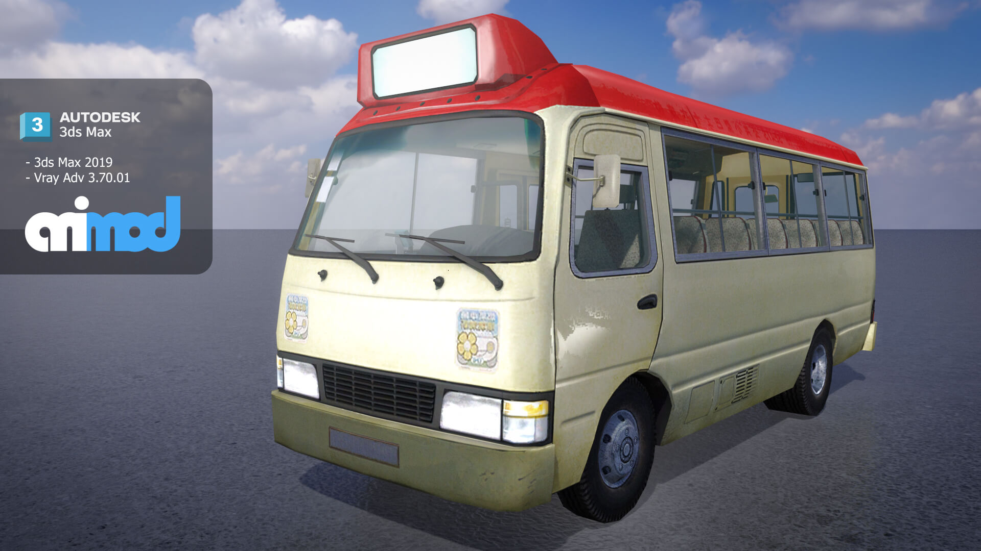 Hk Van Left-Hand Drive 003 3D Model by animod