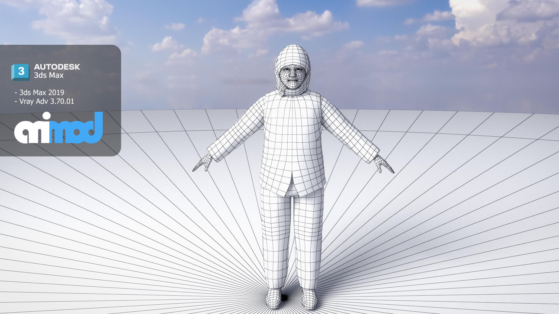 Homeless Woman - 3D Model by animod