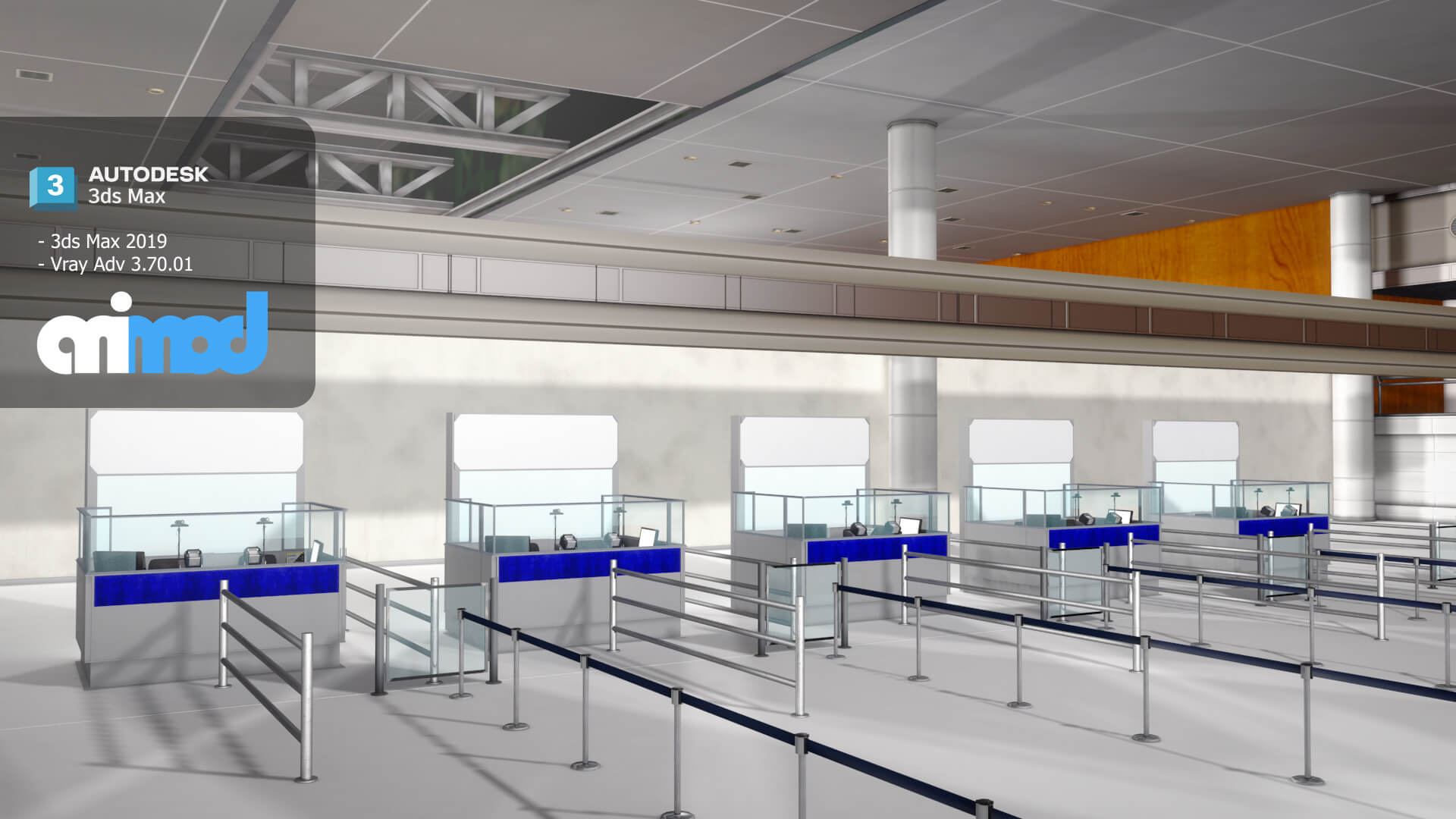 Immigration Counter - 3D Model by animod