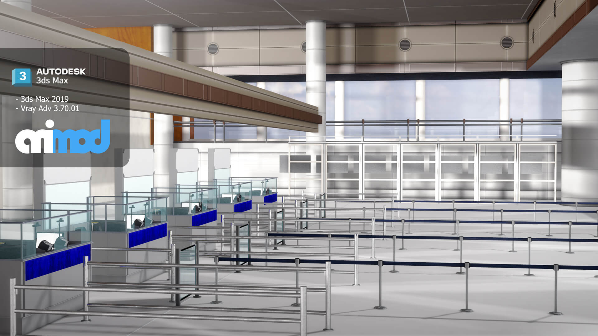 Immigration Counter - 3D Model by animod