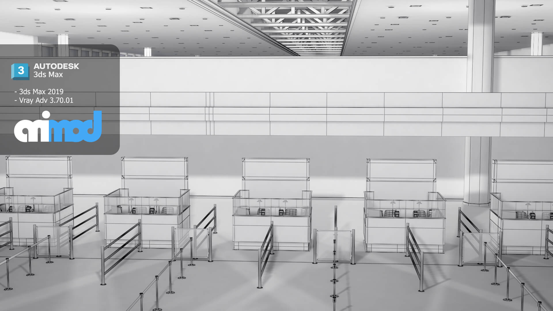 Immigration Counter - 3D Model by animod