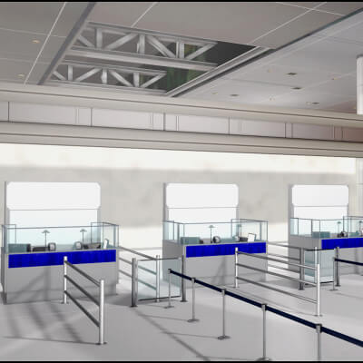 Immigration Counter - 3D Model by animod