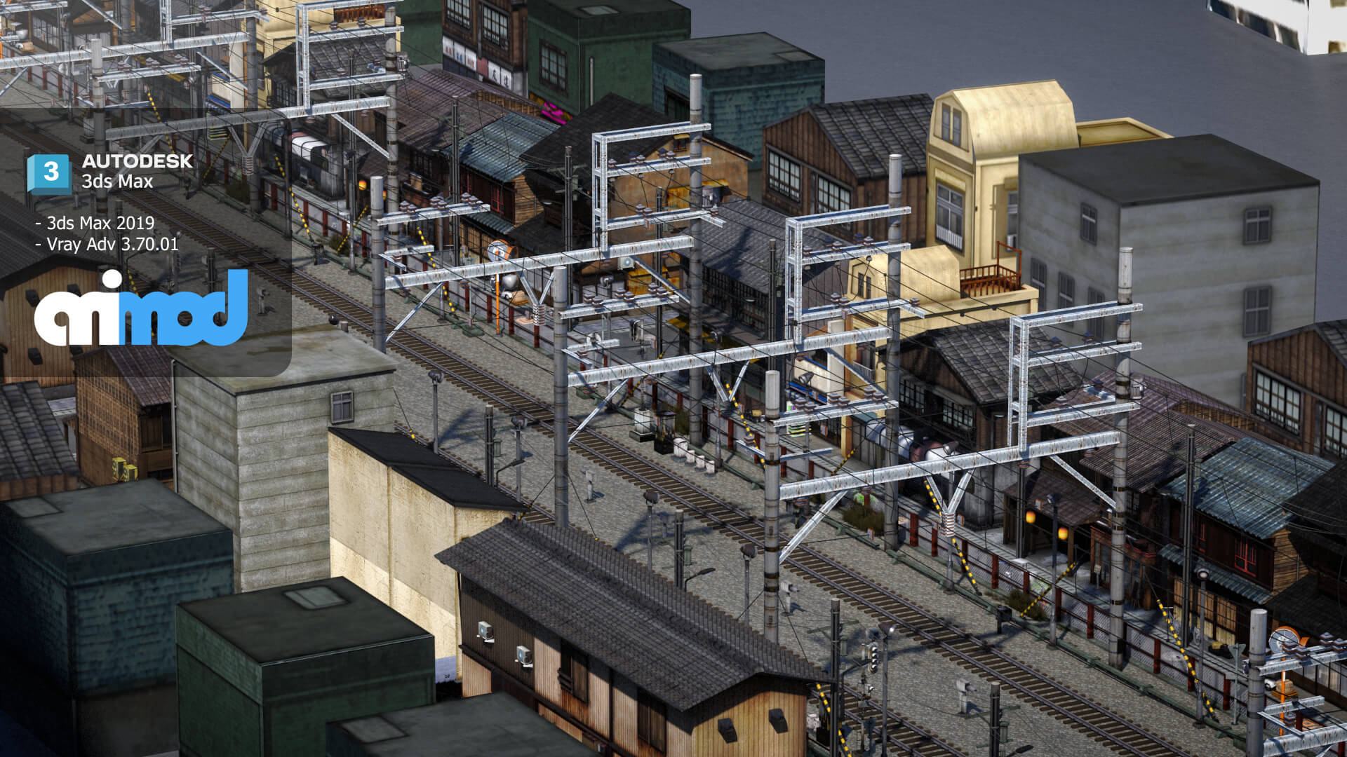 Japan Railway - 3D Model by animod