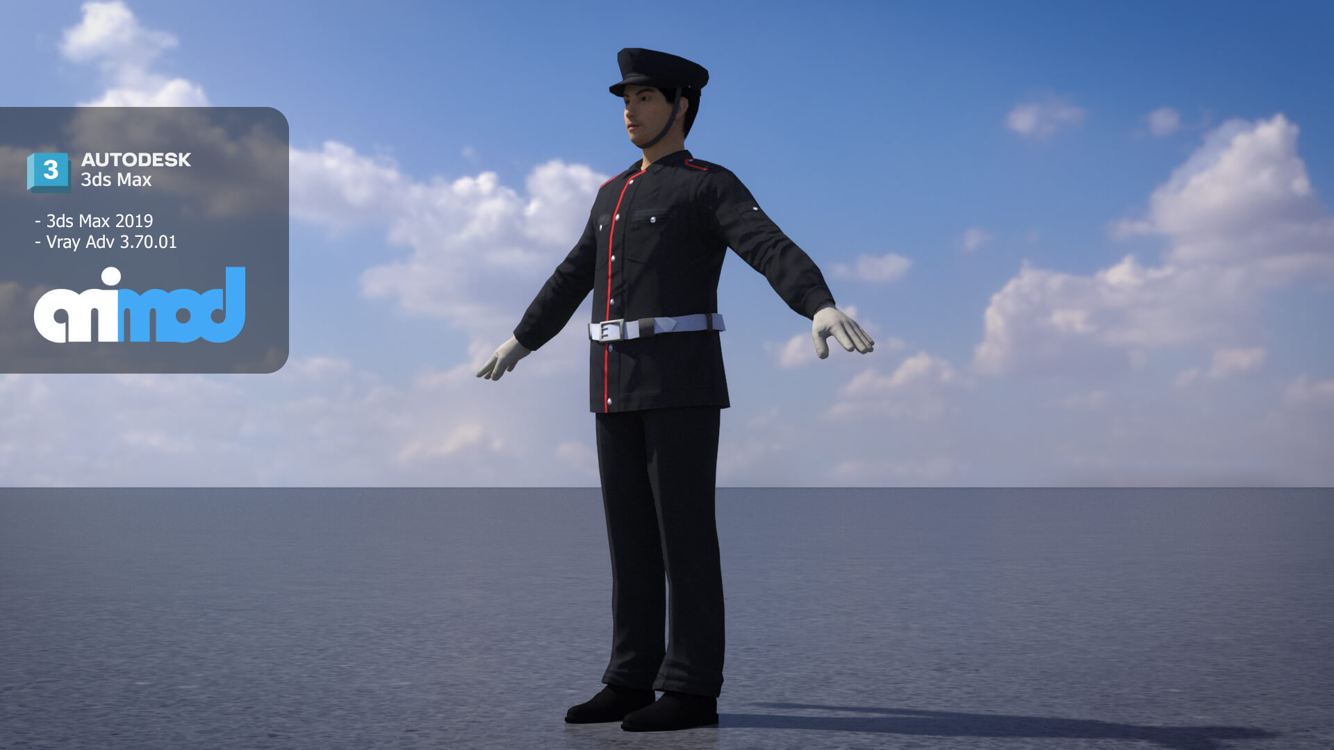 Japan Self Defense Force 0062 - 3D Model by animod