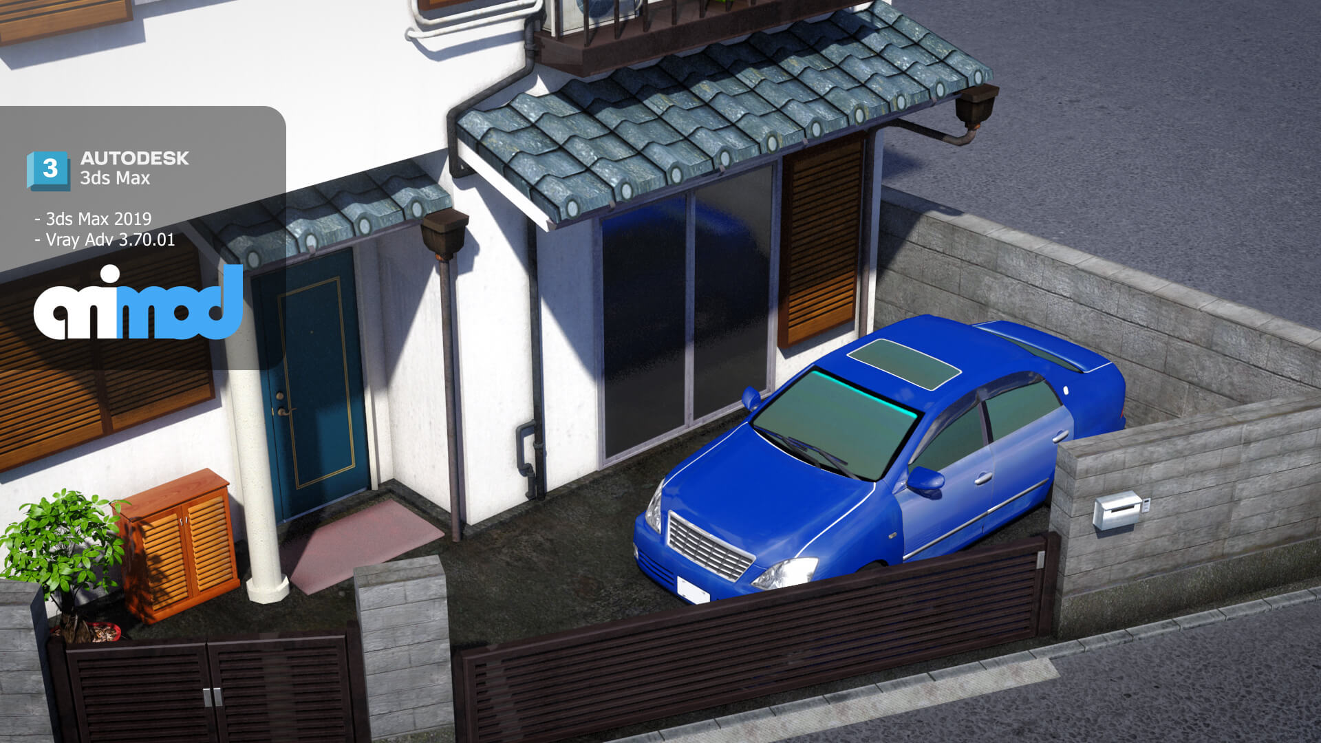 Japanese Apartment 0004 - 3D Model by animod