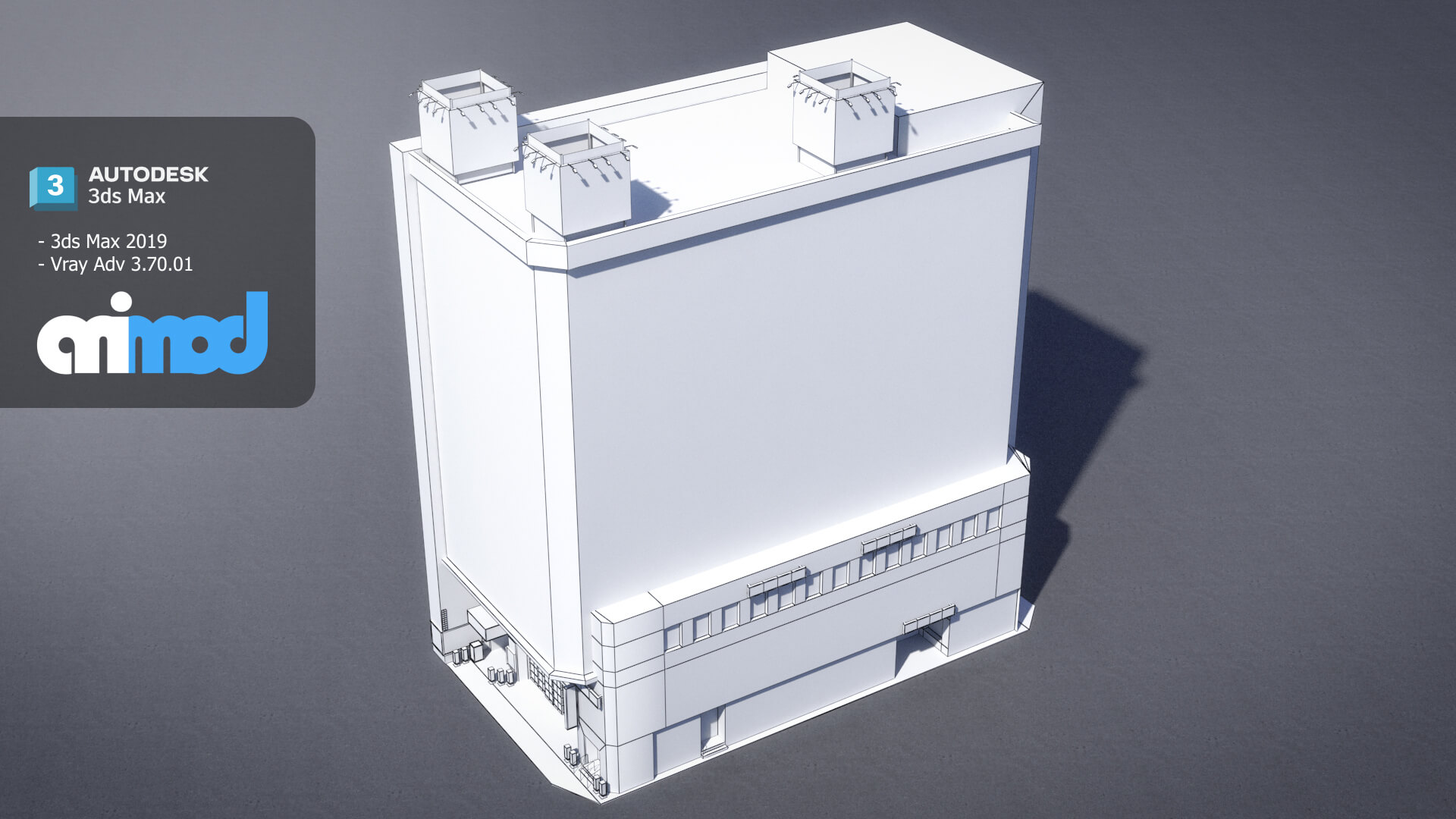Japanese Building 0006 - 3D Model by animod