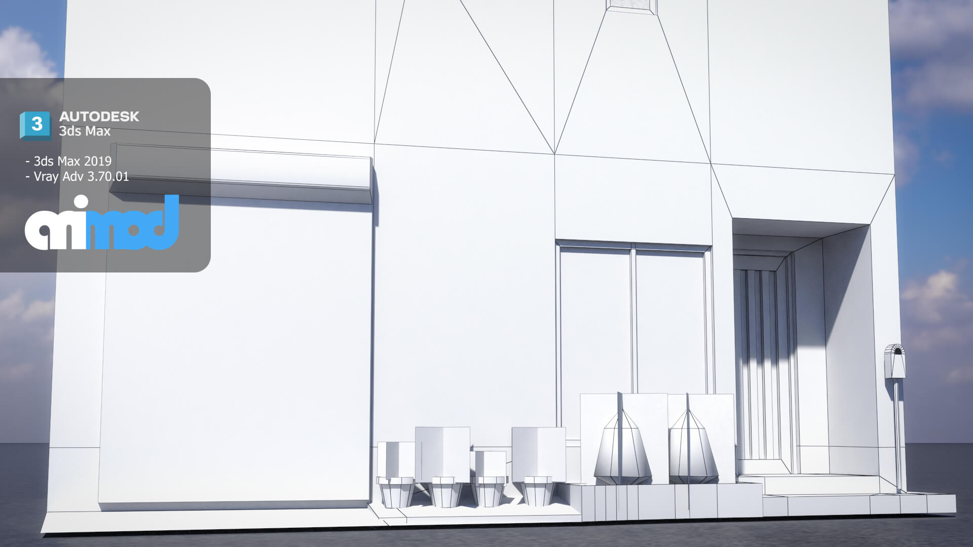 Japanese Building 0007 - 3D Model by animod