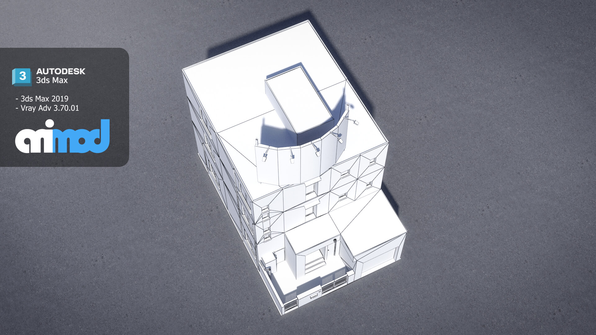 Japanese Building 0019 - 3D Model by animod