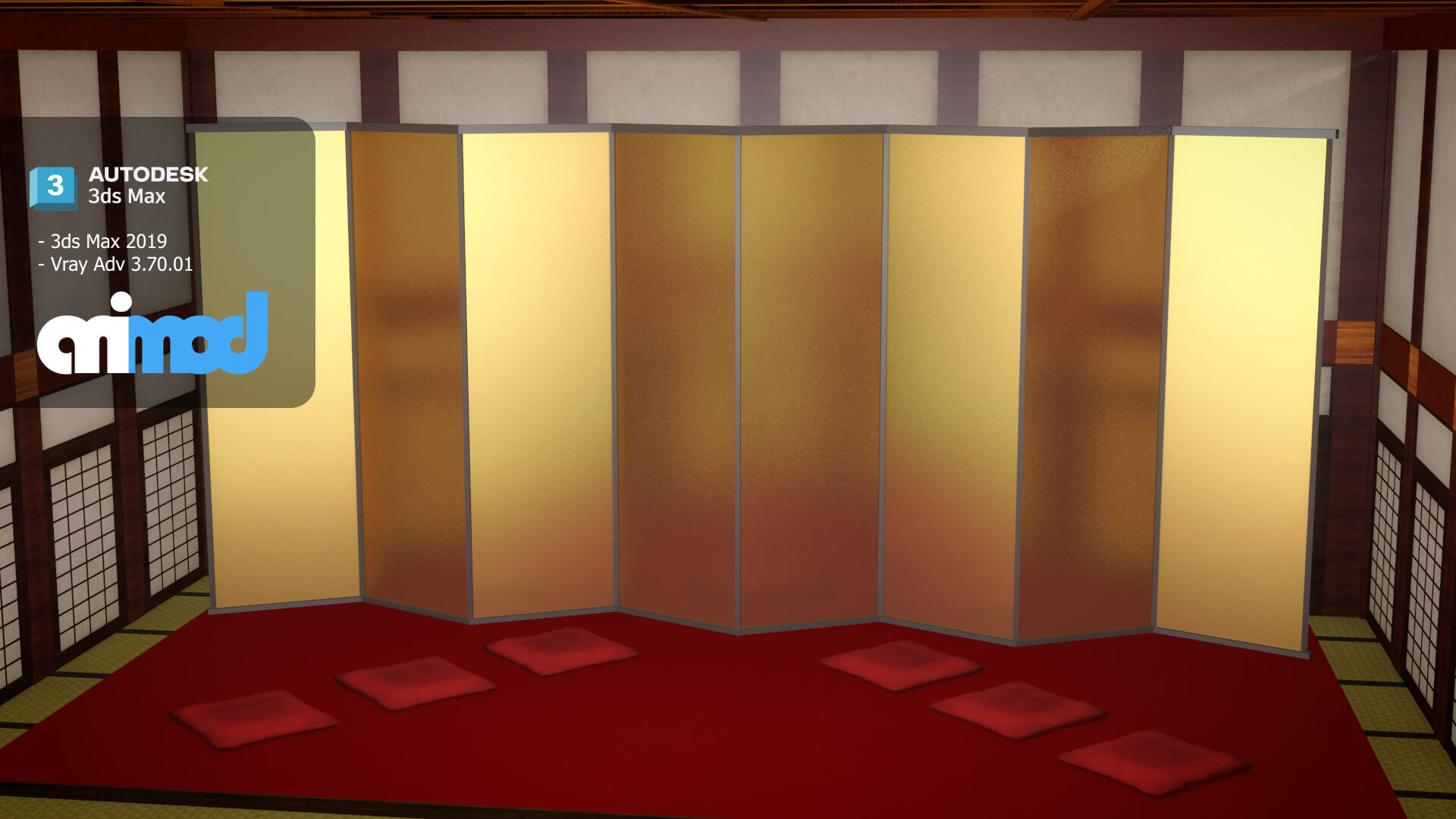 Japanese Dojo - 3D Model by animod