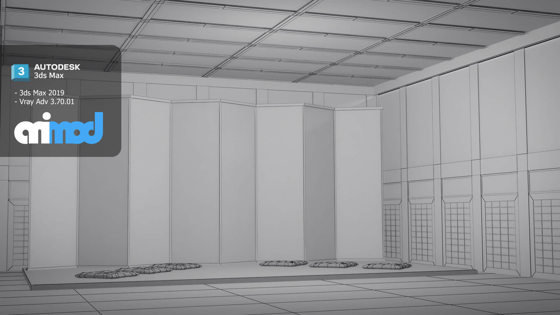 Japanese Dojo - 3D Model by animod