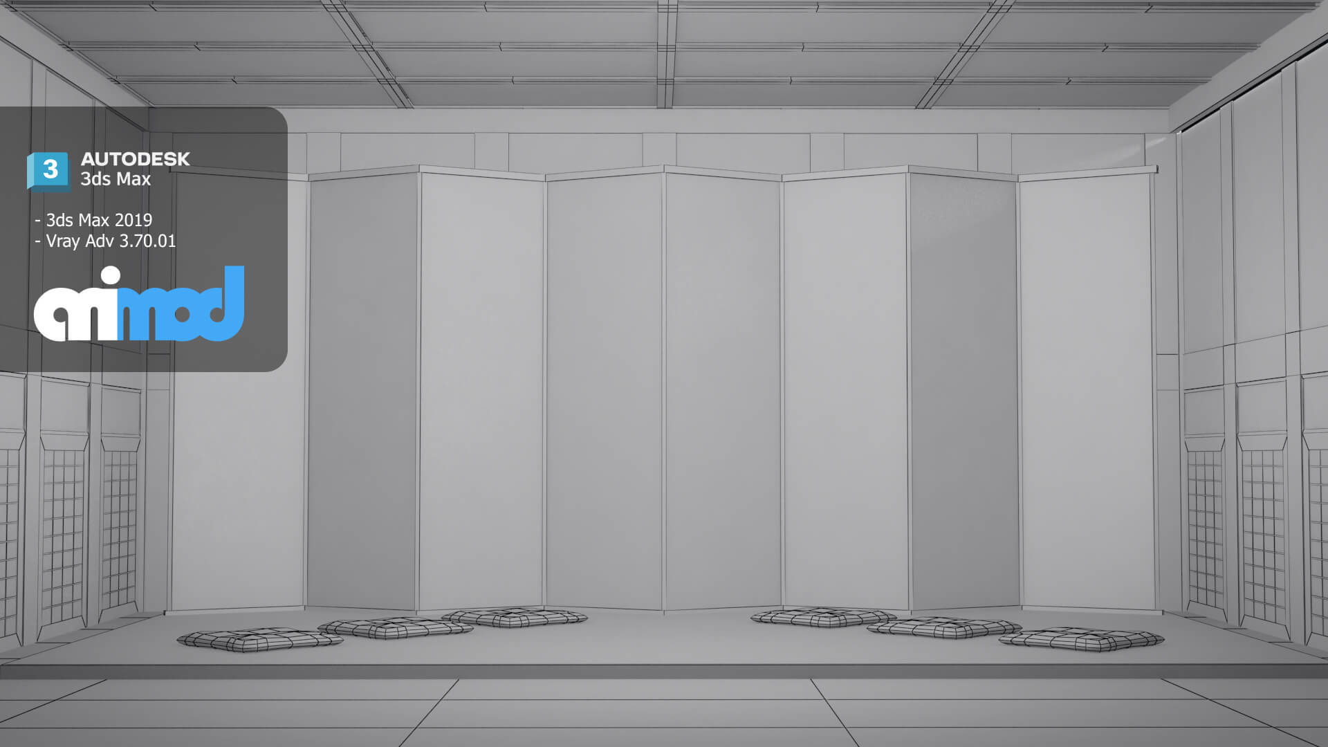 Japanese Dojo - 3D Model by animod