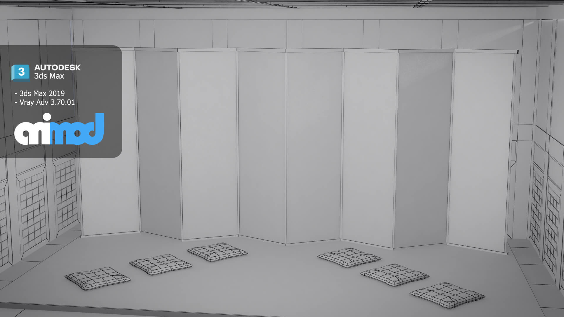 Japanese Dojo - 3D Model by animod