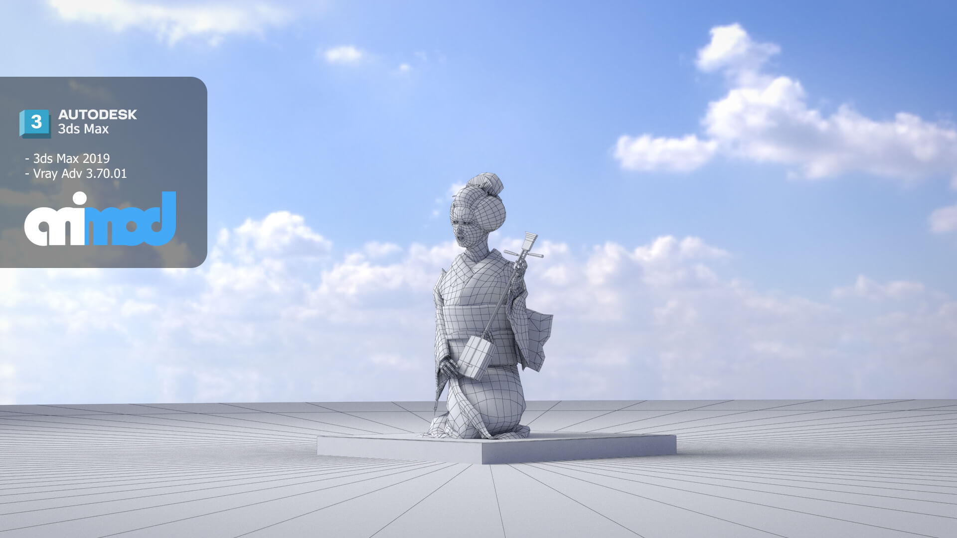 Japanese Doll - 3D Model by animod