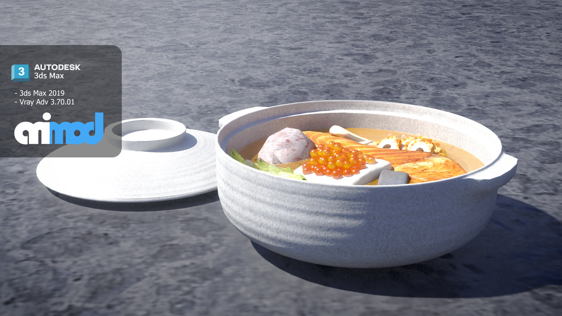 Japanese Hot Pot - 3D Model by animod