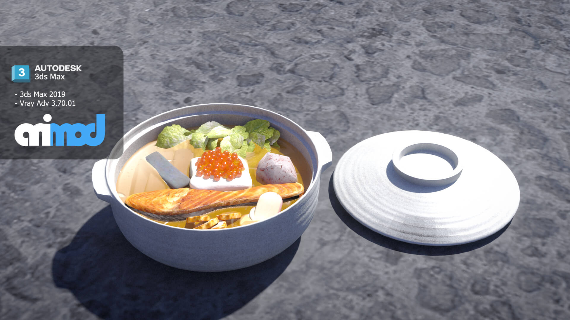 Japanese Hot Pot - 3D Model by animod