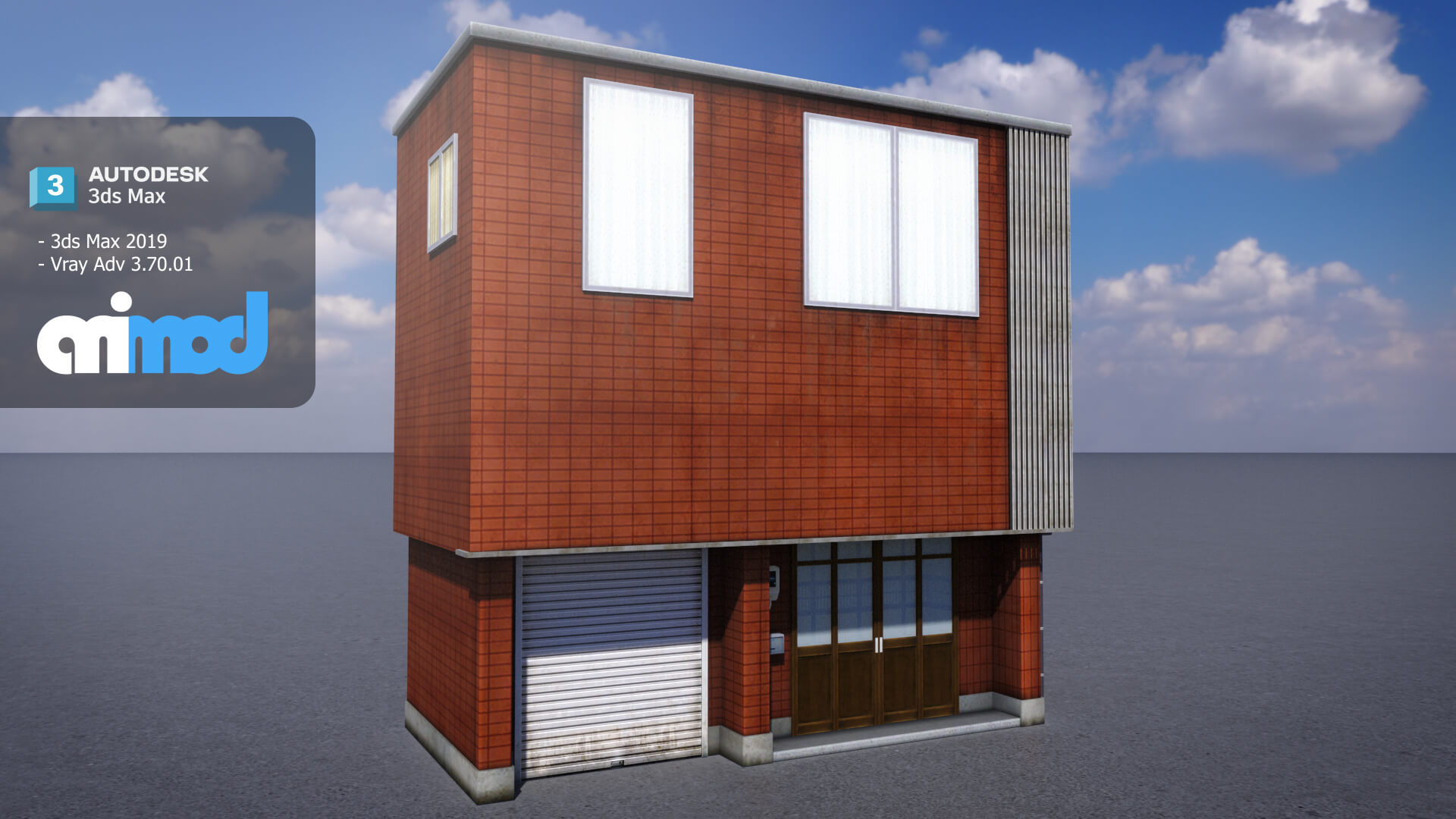 Japanese House 0002 - 3D Model by animod