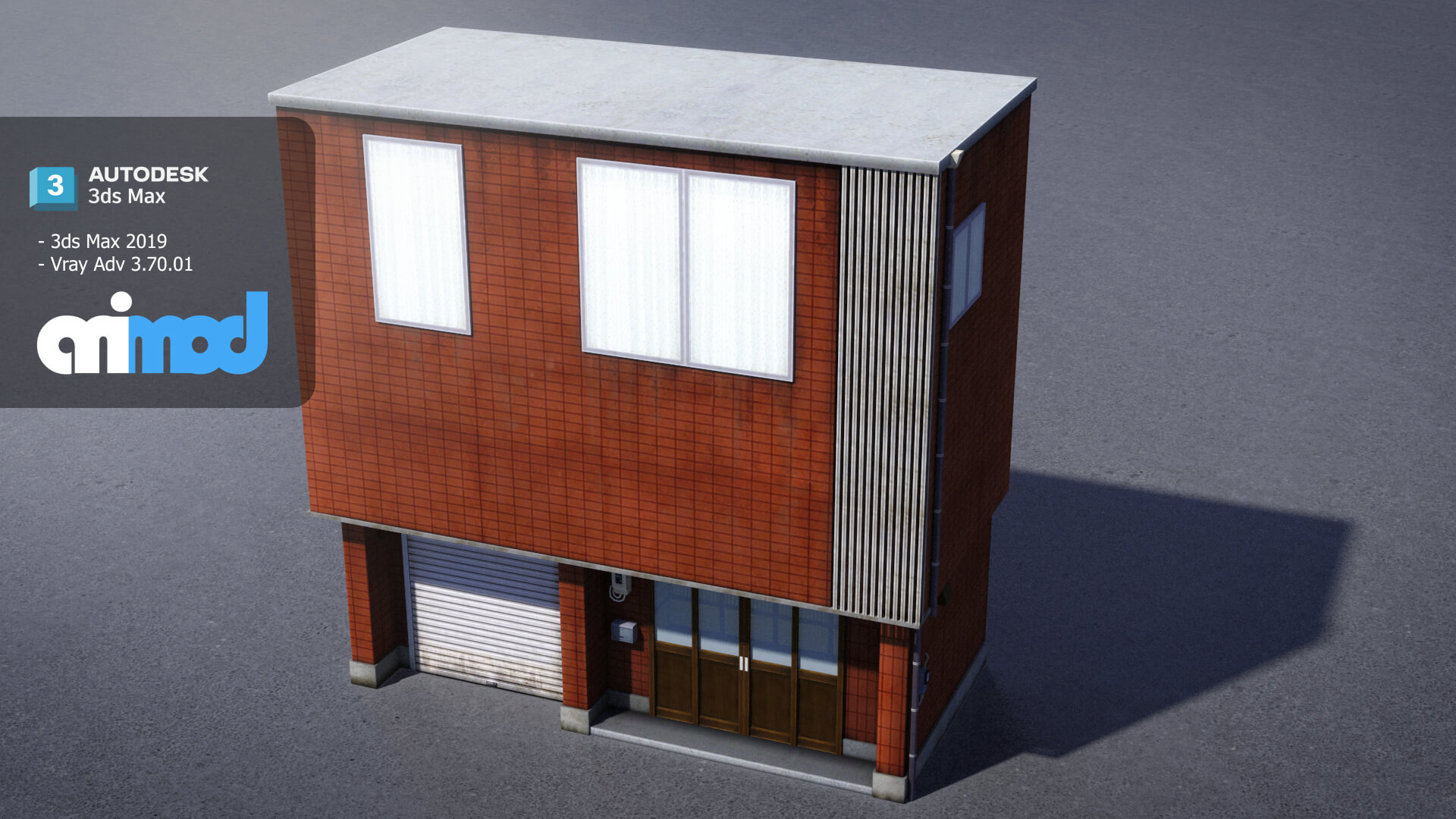 Japanese House 0002 - 3D Model by animod