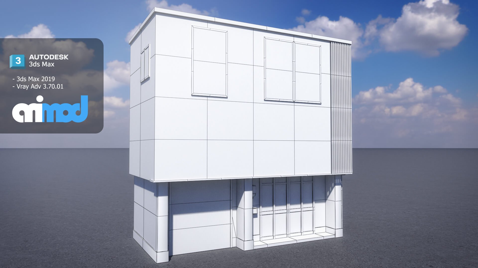 Japanese House 0002 - 3D Model by animod