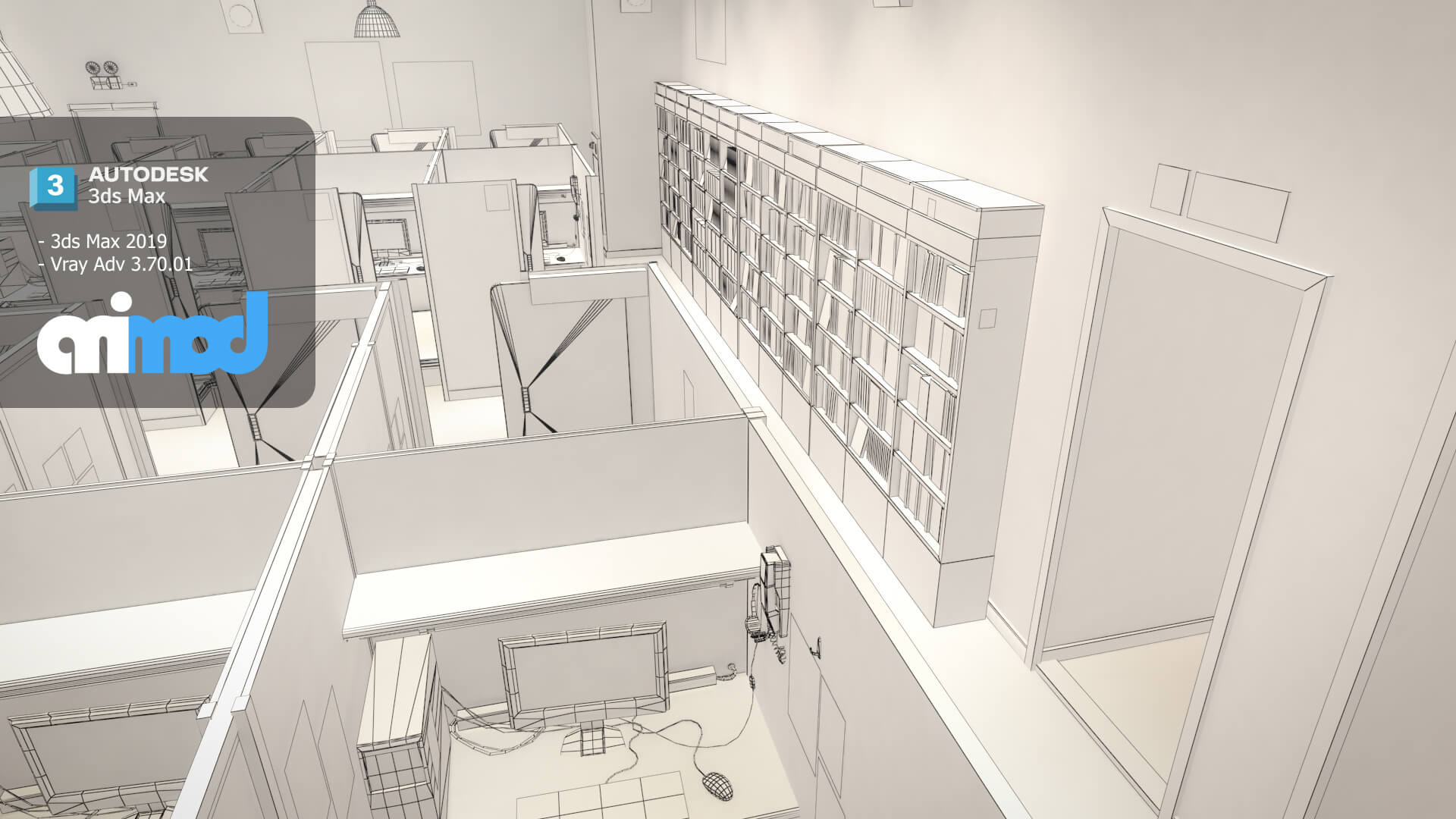 Japanese Internet Cafe - 3D Model by animod