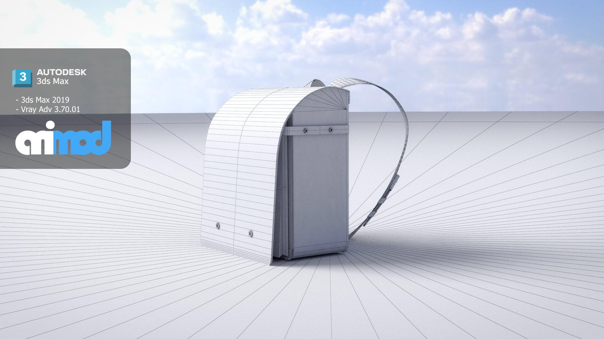 Japanese School Bag 0004 - 3D Model by animod