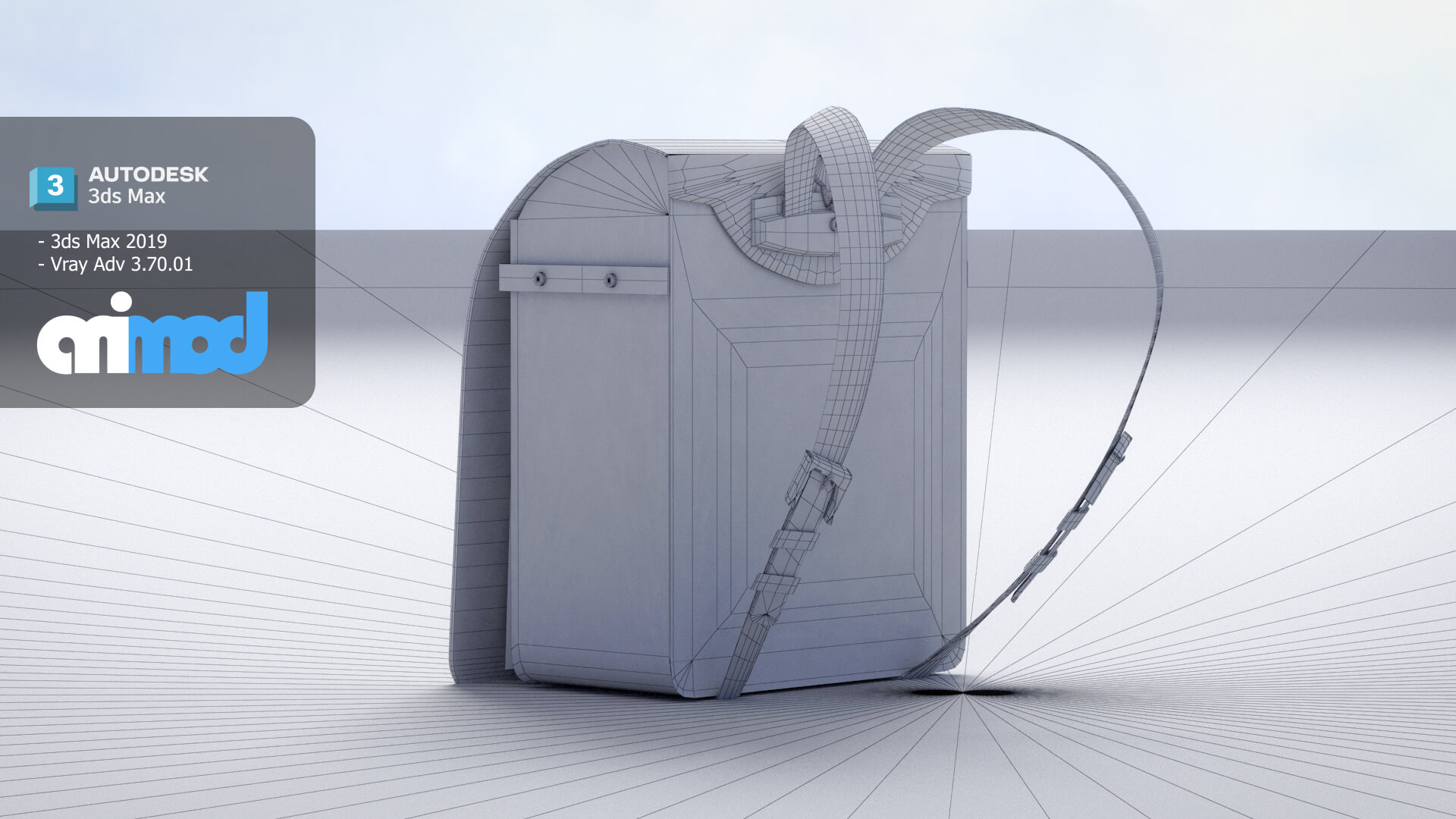 Japanese School Bag 0004 - 3D Model by animod