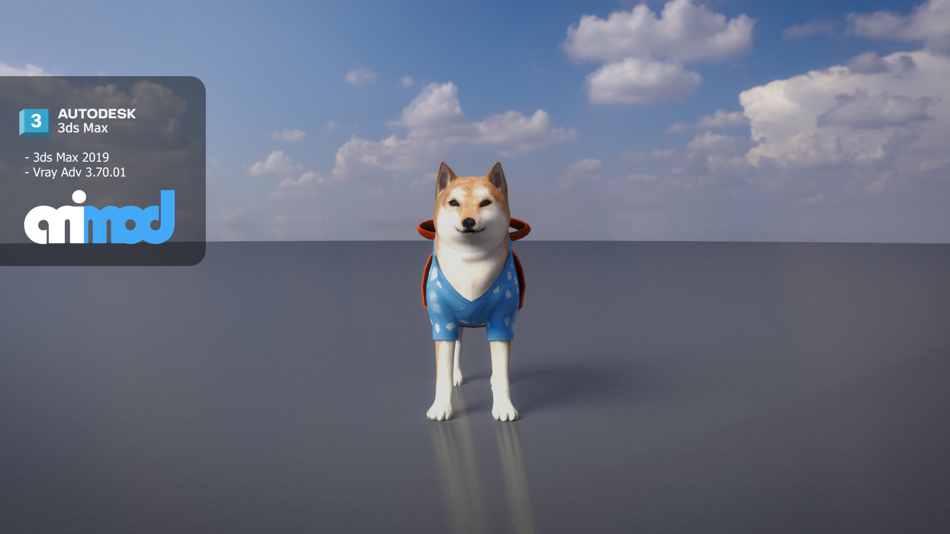Japanese Shiba Inu - 3D Model by animod