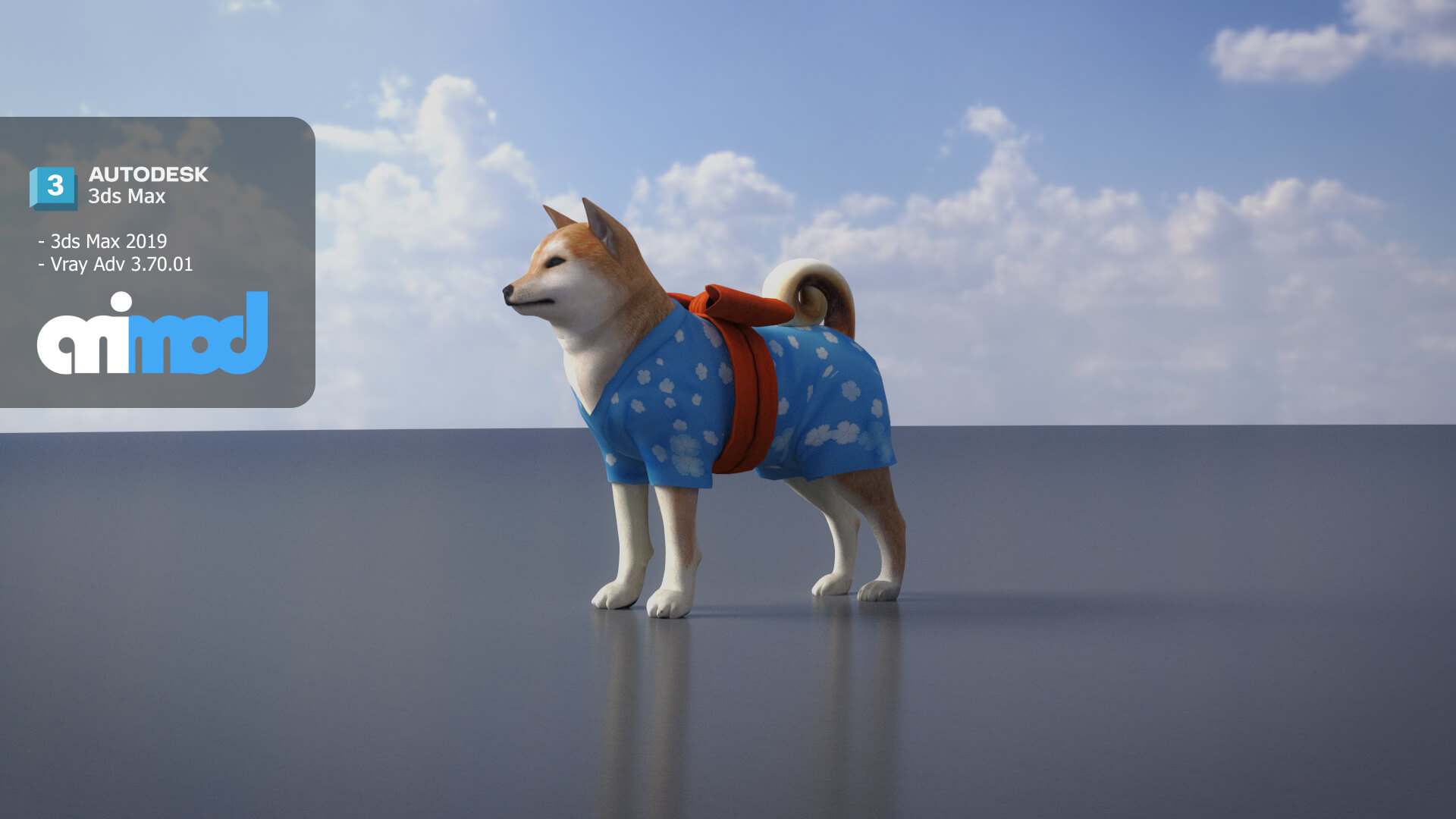 Japanese Shiba Inu - 3D Model by animod