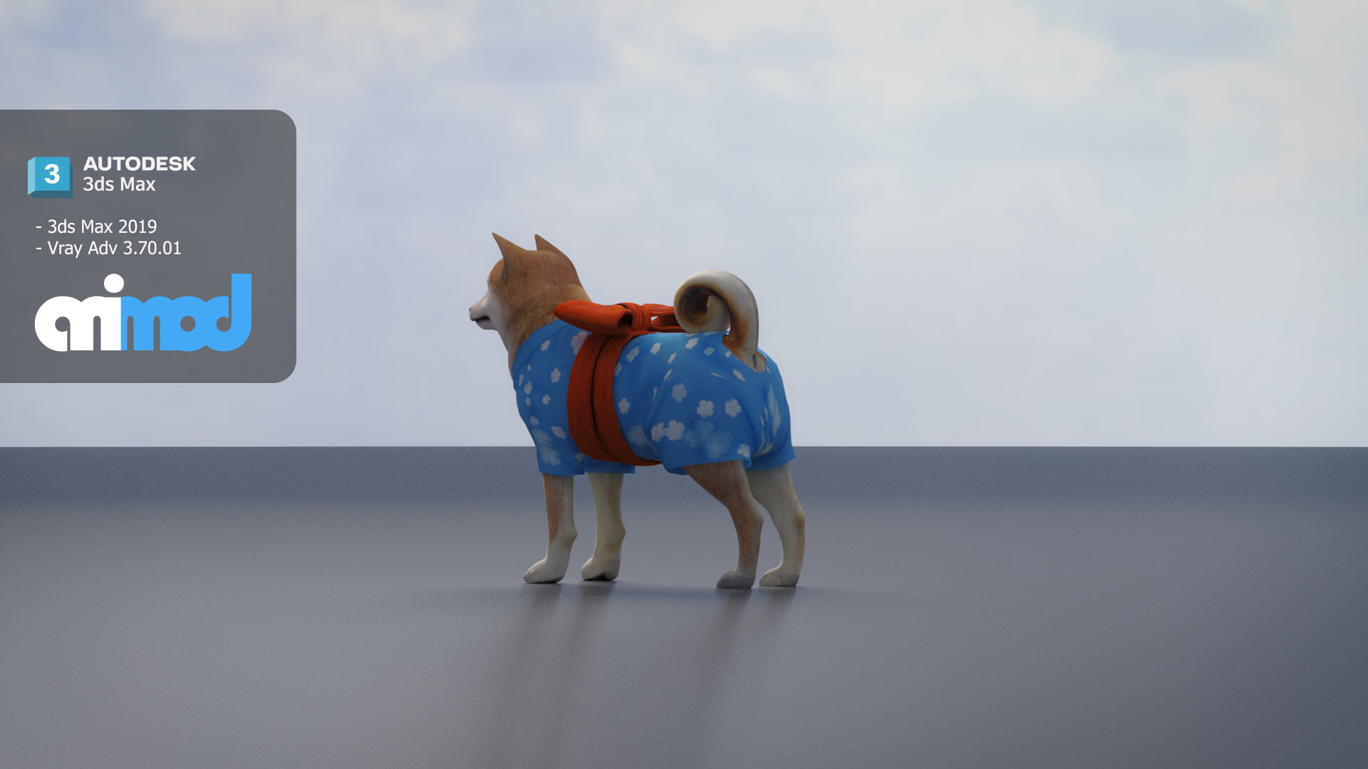 Japanese Shiba Inu - 3D Model by animod