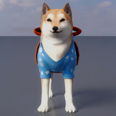 Japanese Shiba Inu - 3D Model by animod