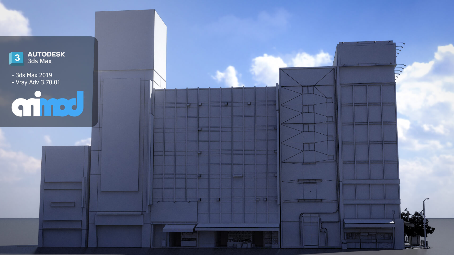 Japanese Streetscape Akihabara 0004 - 3D Model by animod