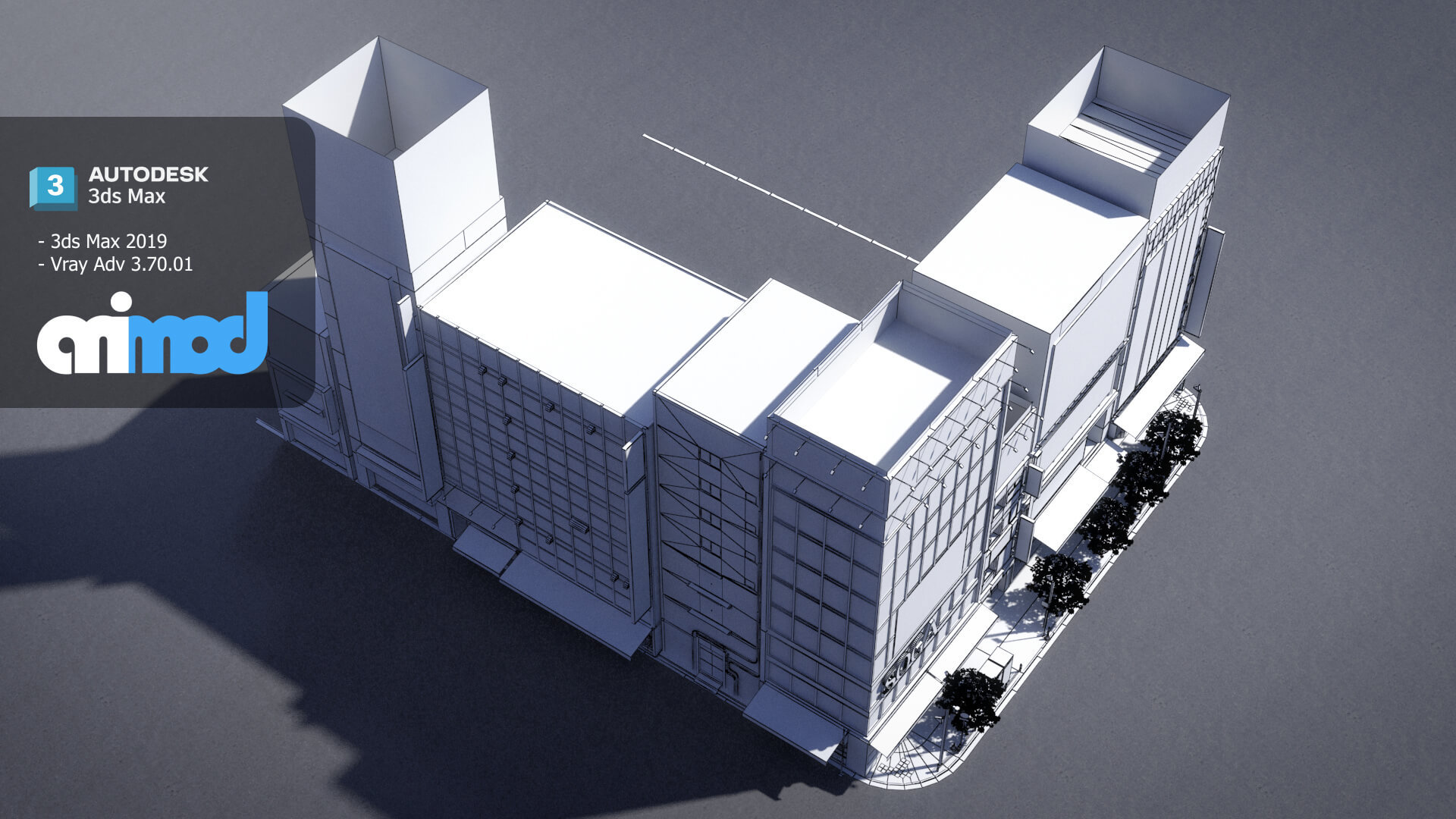 Japanese Streetscape Akihabara 0004 - 3D Model by animod