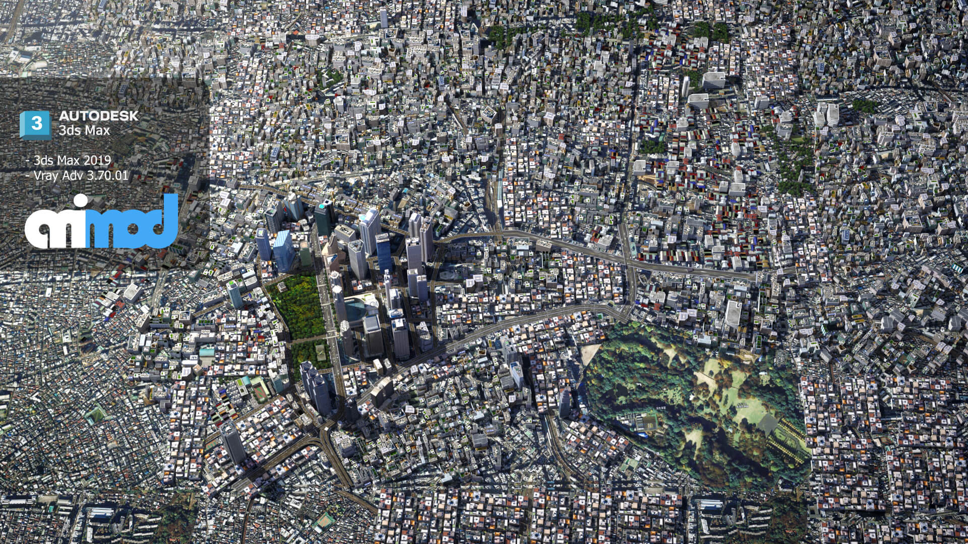 Japanese Streetscape Tokyo 0018 - 3D Model by animod