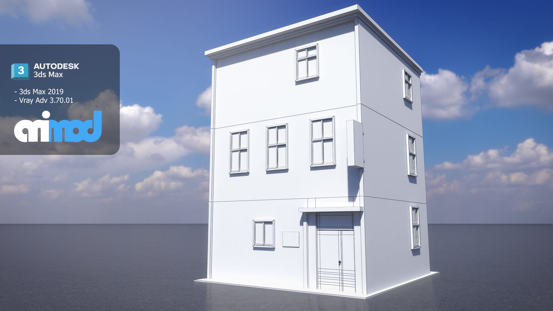 Japanese Style House 0006 - 3D Model by animod