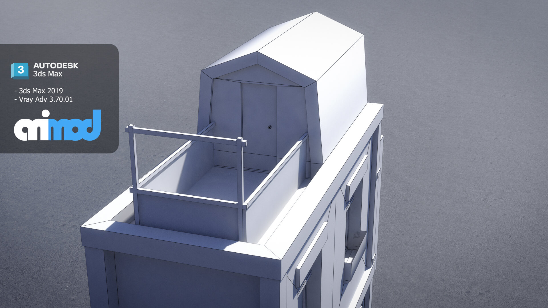 Japanese Style House 0007 - 3D Model by animod