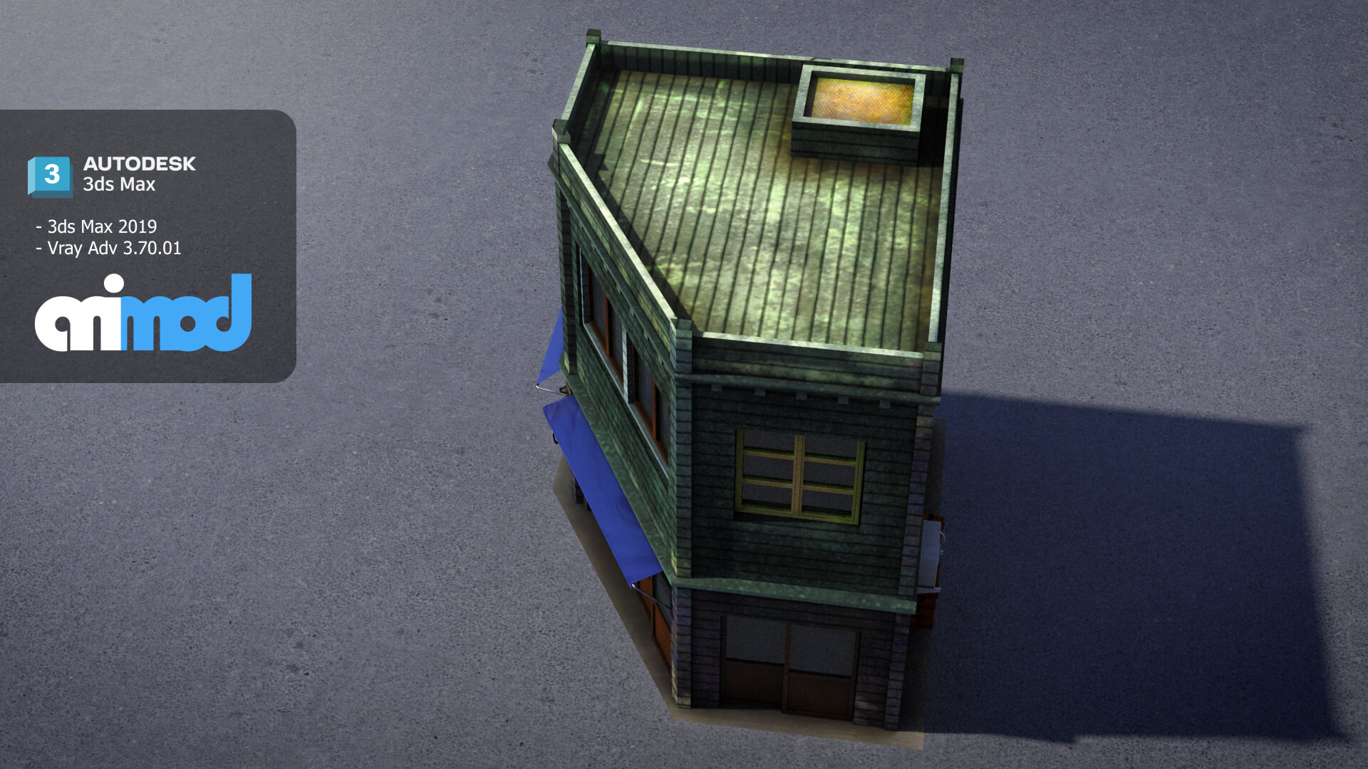 Japanese Style House 0008 - 3D Model by animod