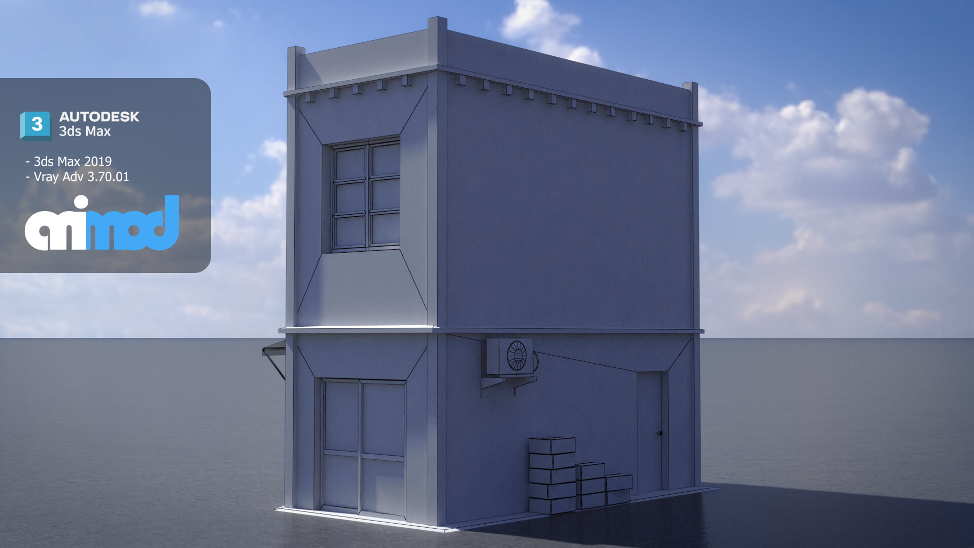 Japanese Style House 0008 - 3D Model by animod