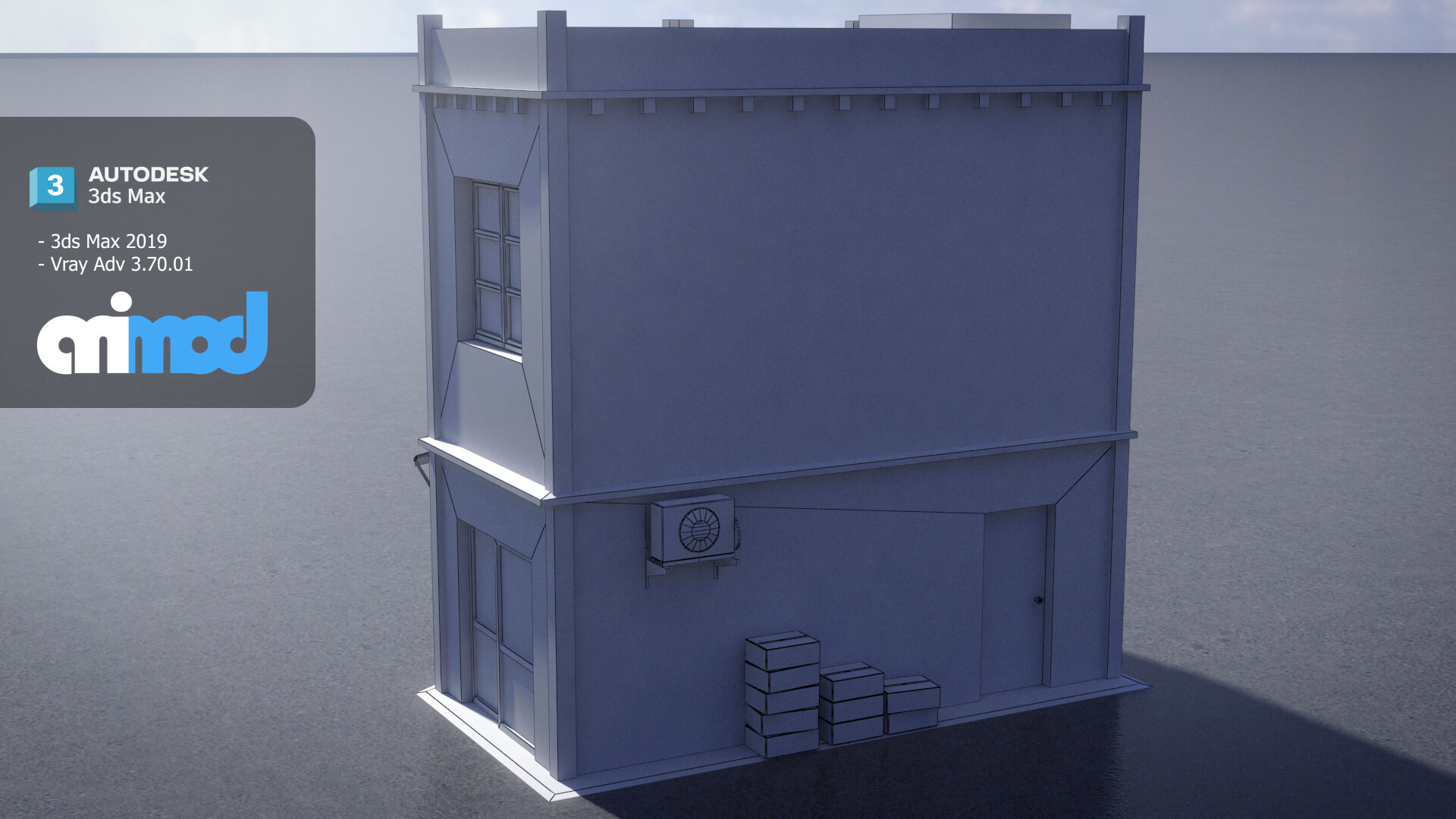 Japanese Style House 0008 - 3D Model by animod