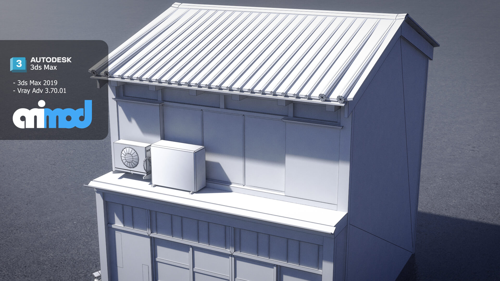 Japanese Style House 0018 - 3D Model by animod