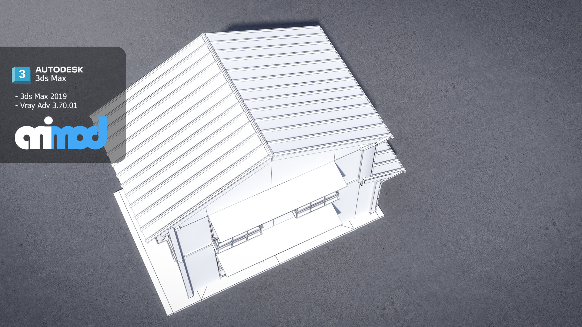 Japanese Style House 0022 - 3D Model by animod